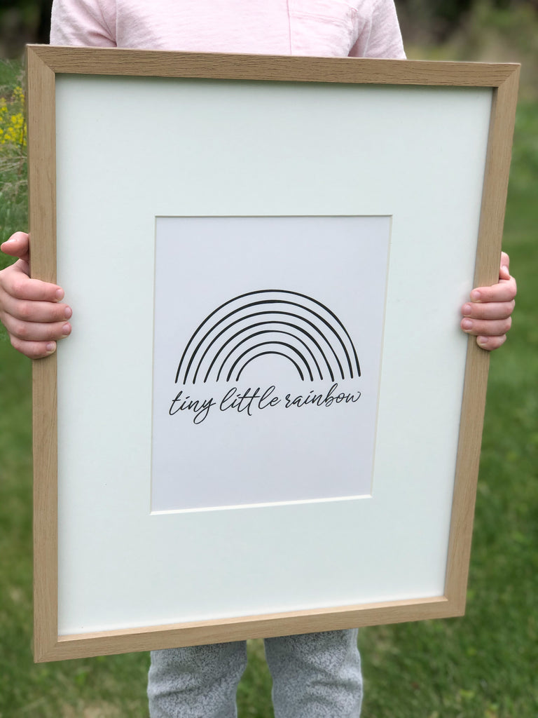 Tiny Little Rainbow Printable Sign – Sweet Peas & Sweeties